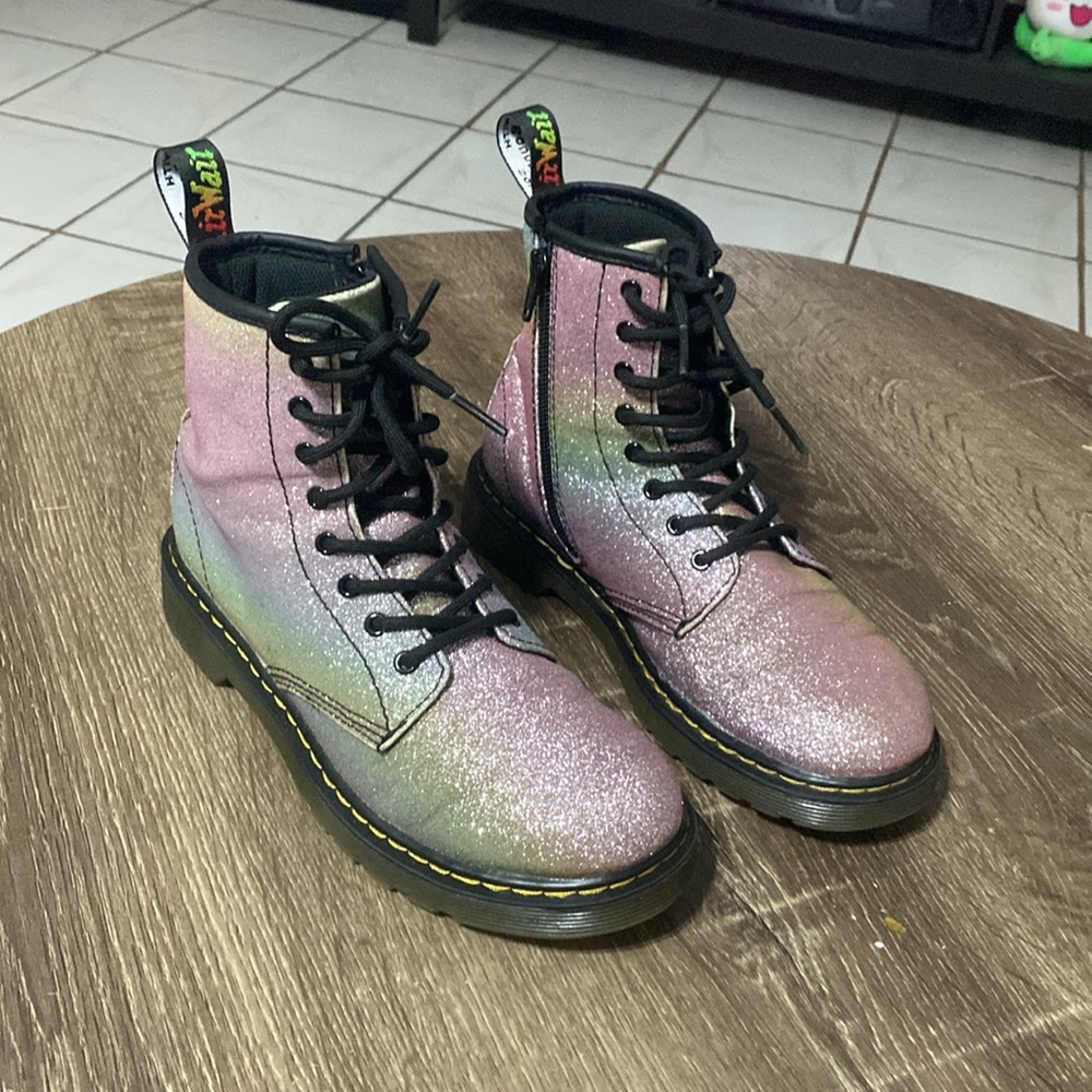 Dr. Martens 1460 Pascal Rainbow Glitter Women’s Size 5 - Gem